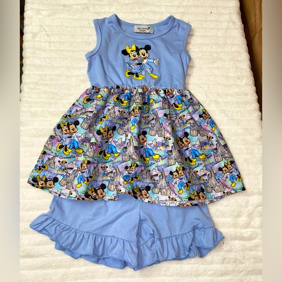 MK Clothing Design | Matching Sets | Disney 5th Anniversary 4t Outfit ...